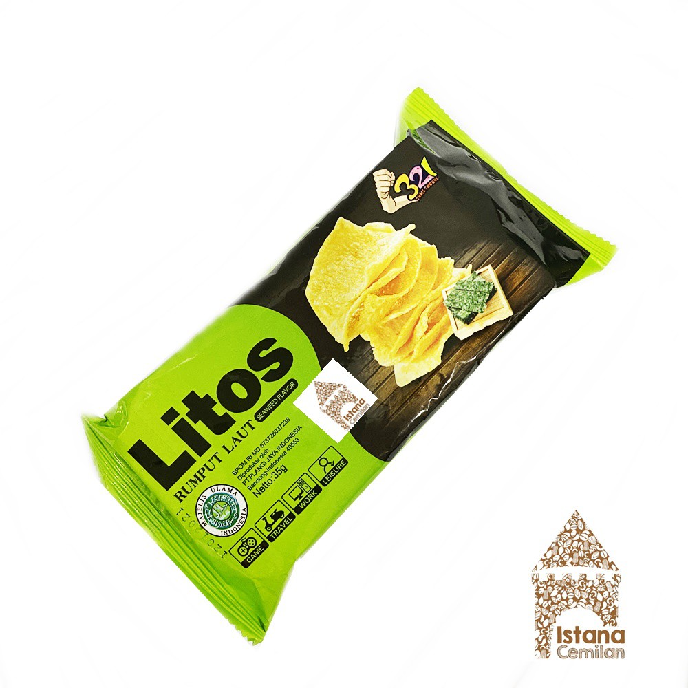 Jual LITOS Snack Rumput Laut / Sapi Panggang / Jagung 35 Gram | Shopee ...