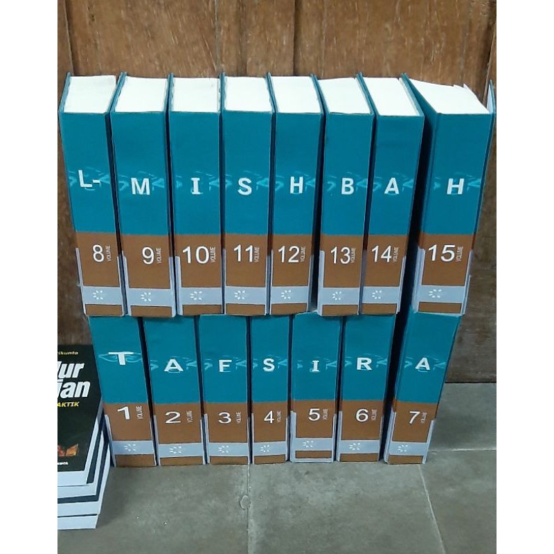 Jual Paket 15 Jilid TAFSIR AL MISBAH EDISI REVISI" QURAISH SHIHAB | Shopee Indonesia