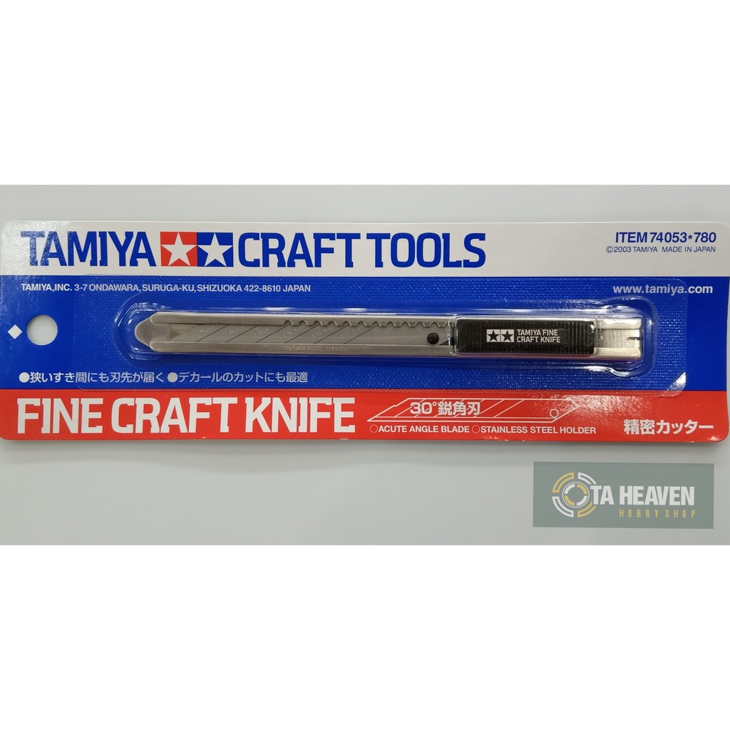 Jual Tamiya Fine Craft Knife (Precision Cutter)-Pisau Gundam Model Kit Tool | Shopee Indonesia