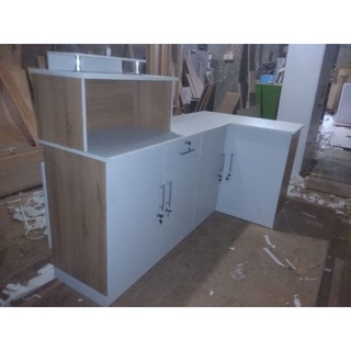 Jual MEJA KASIR / MEJA RESEPSIONIS / MEJA RESEPSIONIS KLINIK / MEJA ...