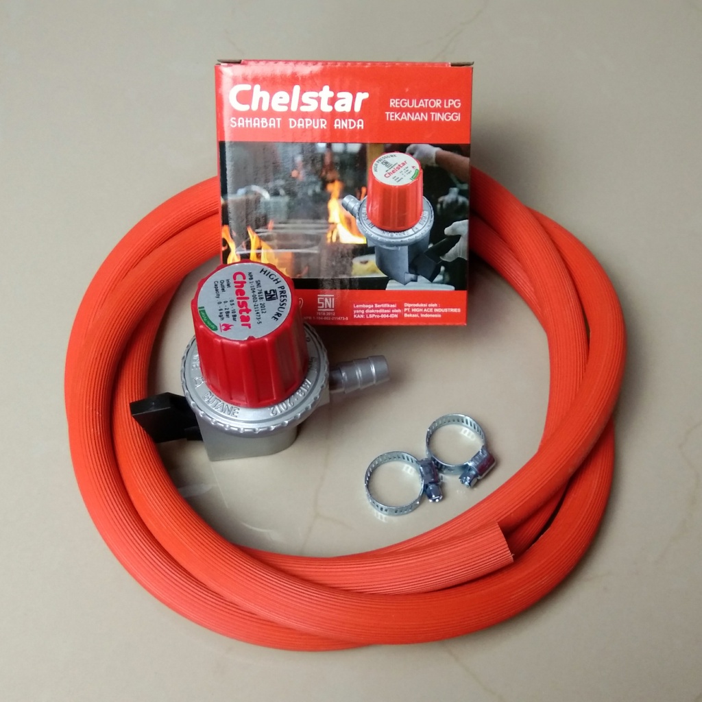 Jual PAKET REGULATOR TEKANAN TINGGI CHELSTAR, REGULATOR KOMPOR SEMAWAR ...