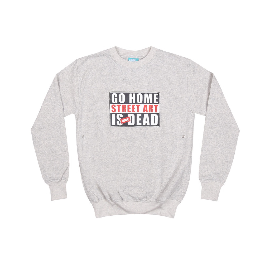 Jual WADEZIG! SWEATER - GO HOME STREET ART MISTY | Shopee Indonesia