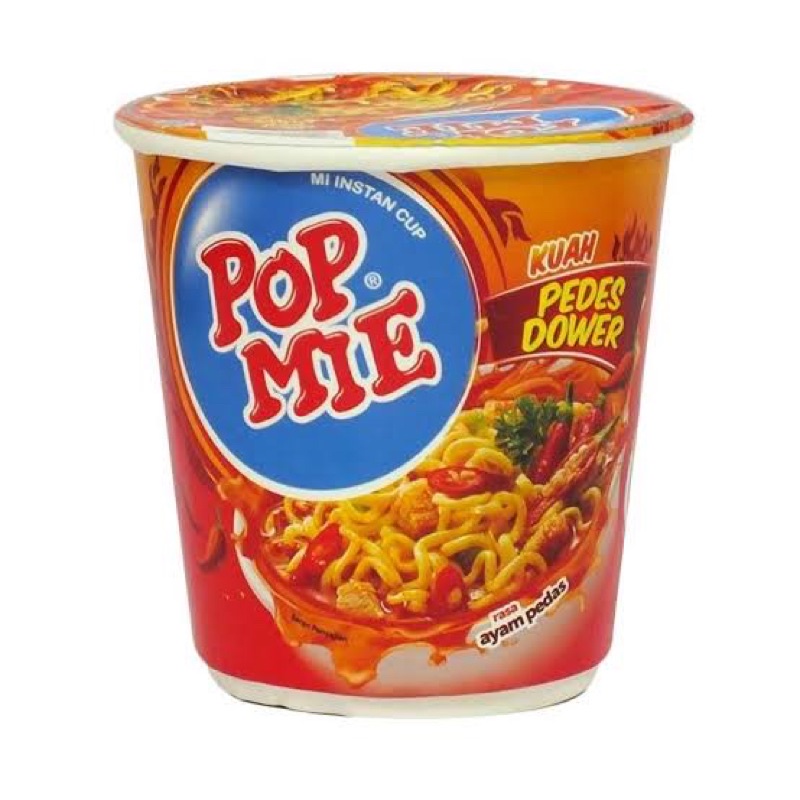 Jual Pop mie goreng pedas gledek/ pop mie kuah pedas dower/ pop mie ...
