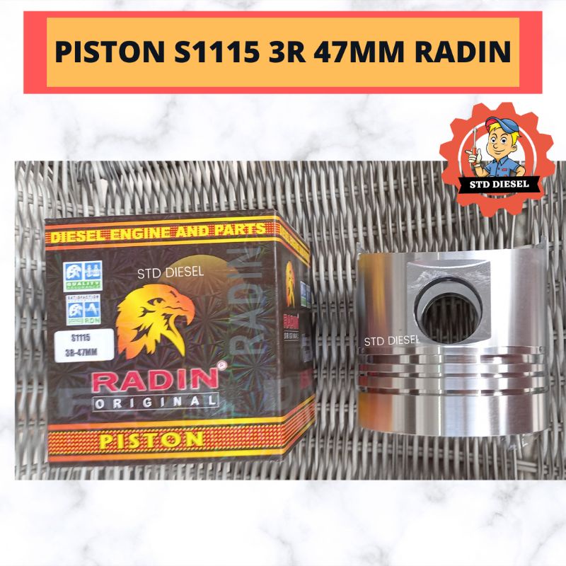 Jual PISTON S1115 ZS1115 3R RADIN SEKER DIESEL ENGINE MESIN DIESEL | Shopee Indonesia