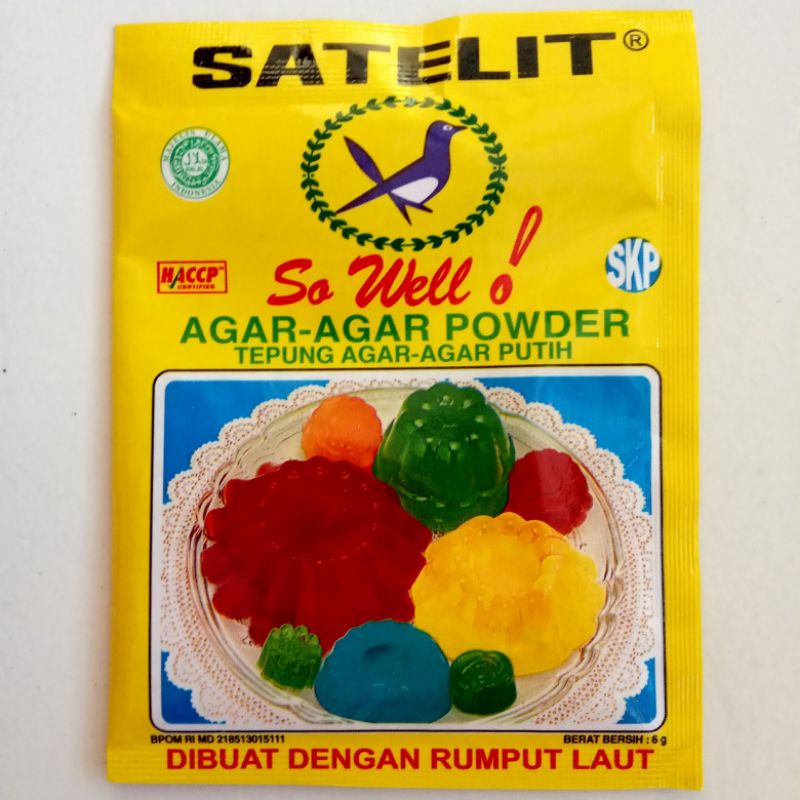 Jual Agar Agar Satelit 4 Rasa | agar2 satelit sachet 7gr | Shopee Indonesia