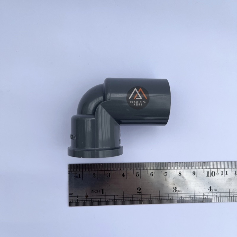 Jual KDD AW 1/2 FITTING PVC RUCIKA | KNEE / KNIE DRAT DALAM | FAUCET ELBOW | Shopee Indonesia