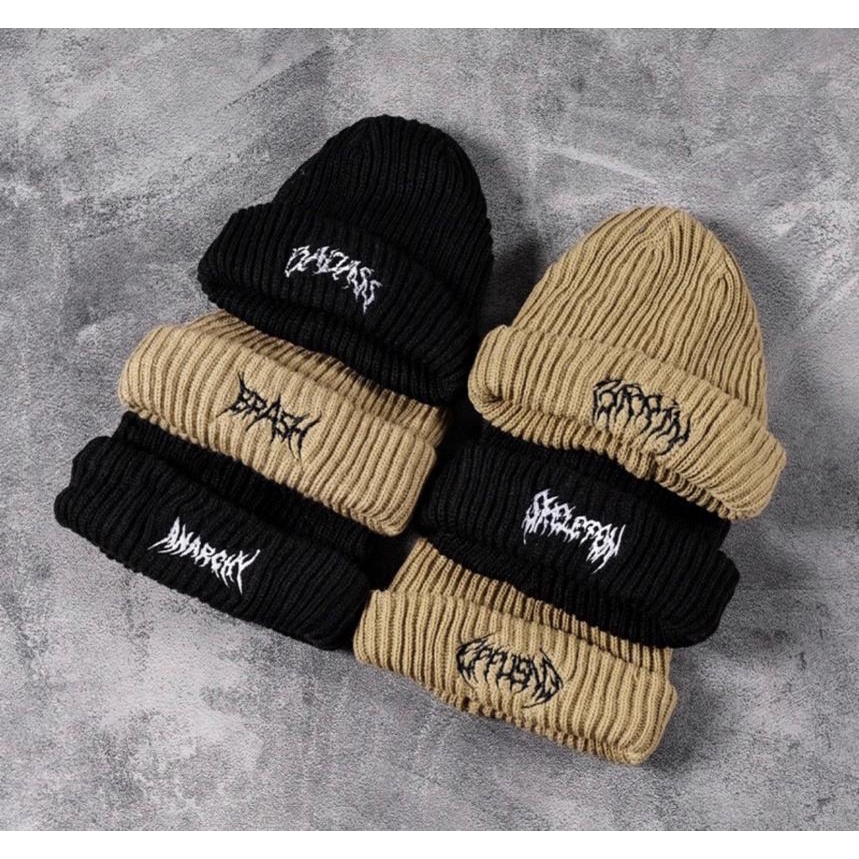 Jual TOPI KUPLUK BEANIE HAT PRIA HITAM | Shopee Indonesia