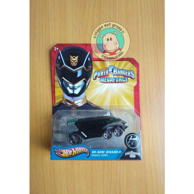 Jual Hot Wheels Hotwheels Power Rangers Megaforce Black Ranger Snake ...