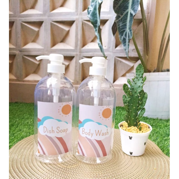 Jual BOTOL PUMP 1000ML / BOTOL SABUN PUMP 1 LITER / BOTOL HAND SOAP ...