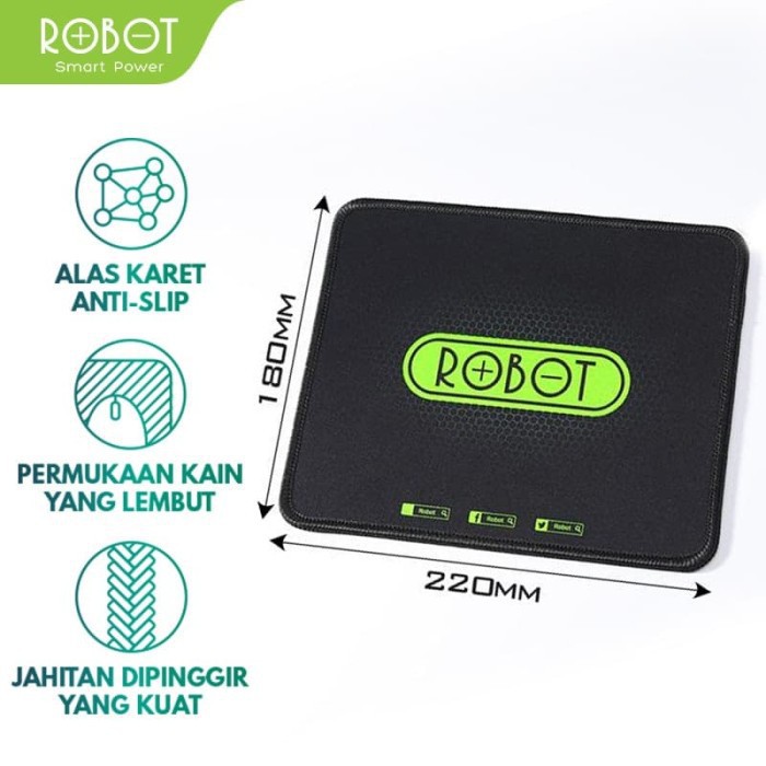 Jual ROBOT RP01 MOUSEPAD ANTI SLIP SOFT SURFACE RUBBER POLOS WARNA ...