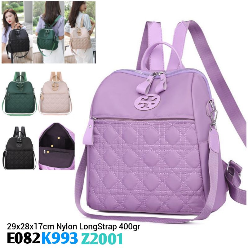 Jual Gij. Tas Ransel Wanita Bisa Selempang Fashion Sling Backpack A506 E368 E366 A310 Z2001 K993 ...