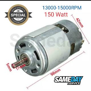 Jual Dinamo DC 12V 150W Motor 775 High speed Large torque RS775 Torsi Besar 15000rpm | Shopee ...