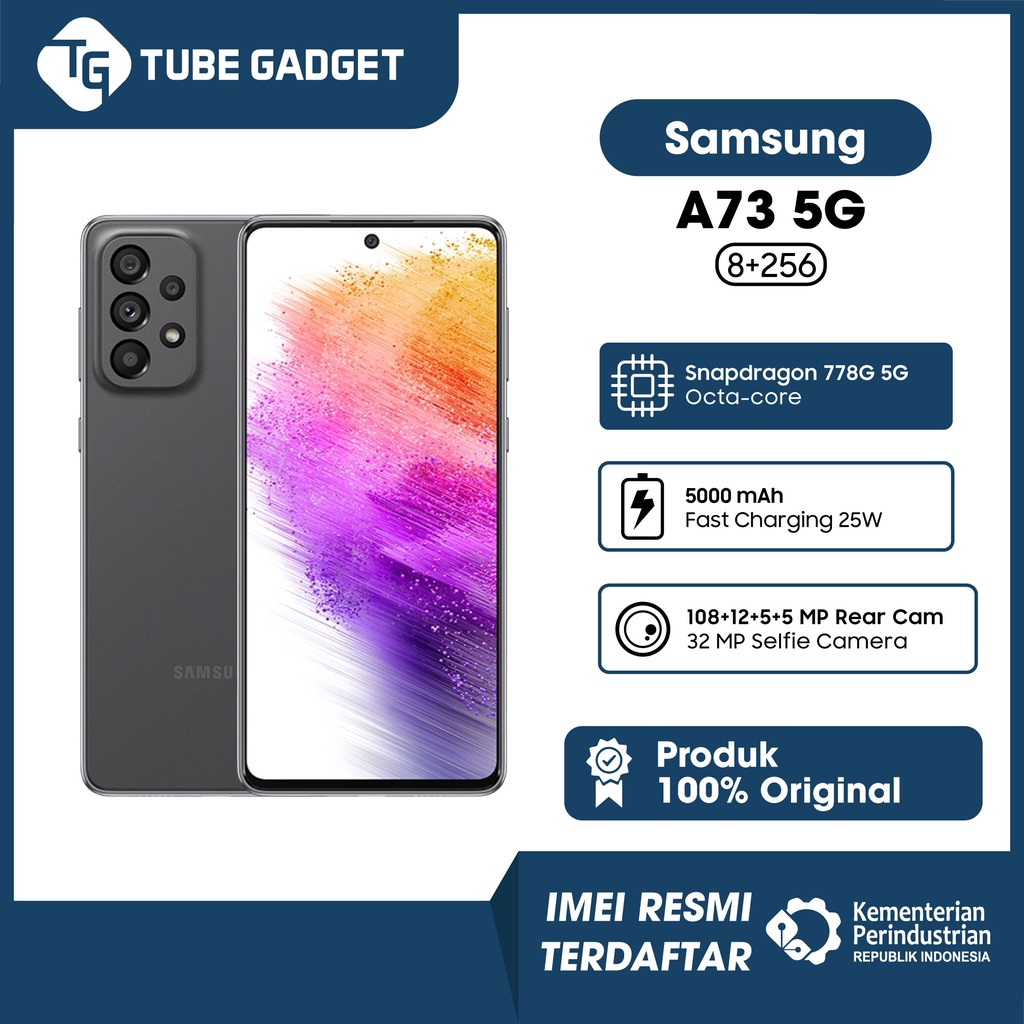 Jual Samsung Galaxy A73 5G 8/256GB Garansi Resmi 1 Tahun (INSTAN SAME DAY) | Shopee Indonesia
