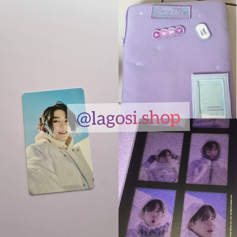 Jual SHARING WINTER PACKAGE BTS 2021 POUCH WAPPEN PHOTOCARD PC JK ...