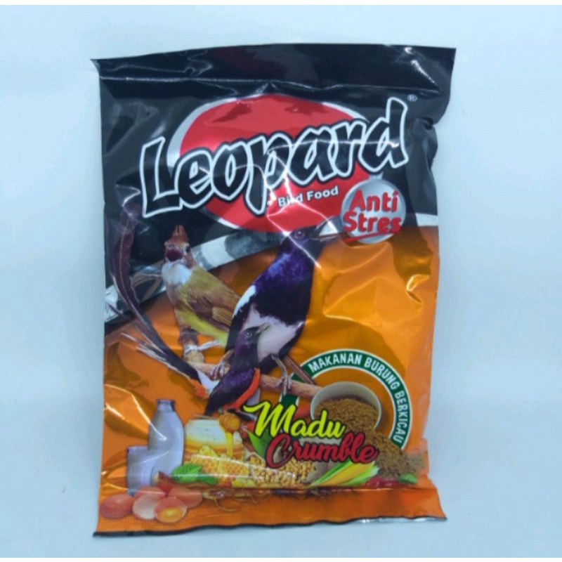 Jual LEOPARD PAKAN MAKANAN BURUNG VOER MADU CRUMBLE ANTI STRES UNTUK ...