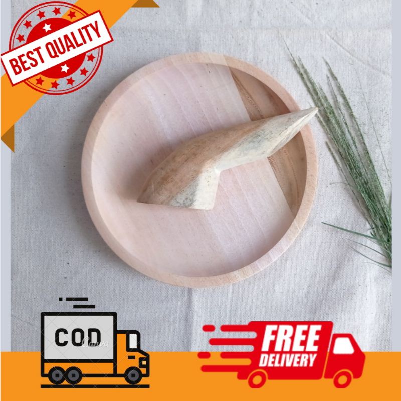 Jual Cobek + Ulek Kayu Coet Coek Lemper Tradisional | Shopee Indonesia