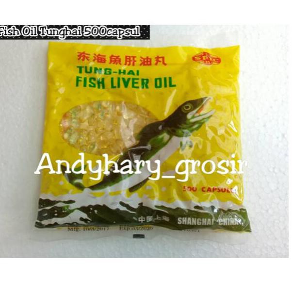 Jual Fish Oil Tunghai 500 Capsul Minyak Ikan untuk Anjing dan Kucing ...
