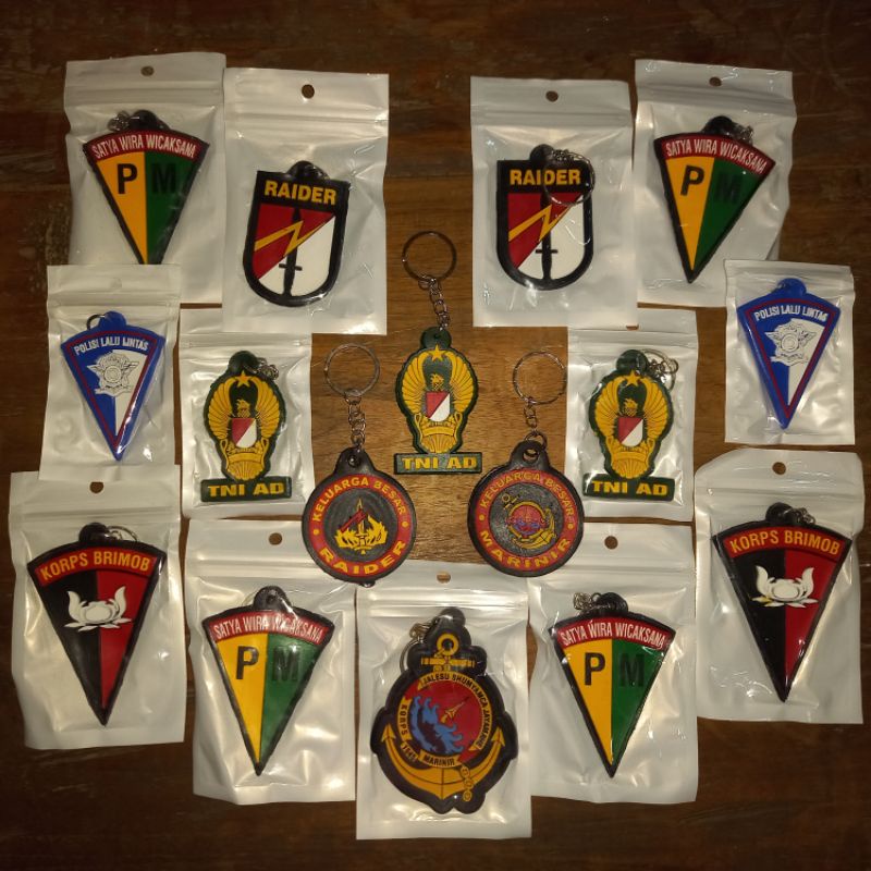 Jual Gantungan kunci karet bolak balik / Ganci TNI Polisi / TNI AD ... Jual Gantungan kunci karet bolak balik / Ganci TNI Polisi / TNI AD ...