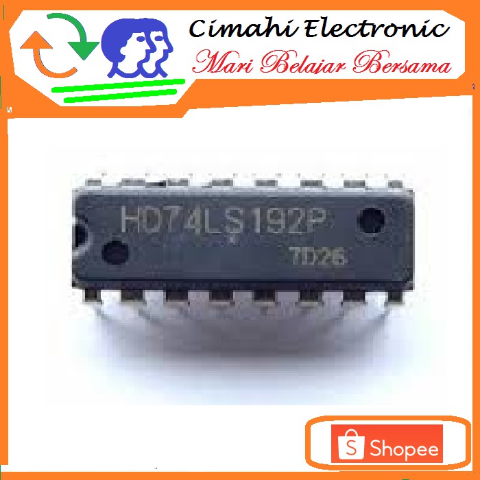 Jual IC 74192 Counter UP & DOWN (74LS192) | Shopee Indonesia