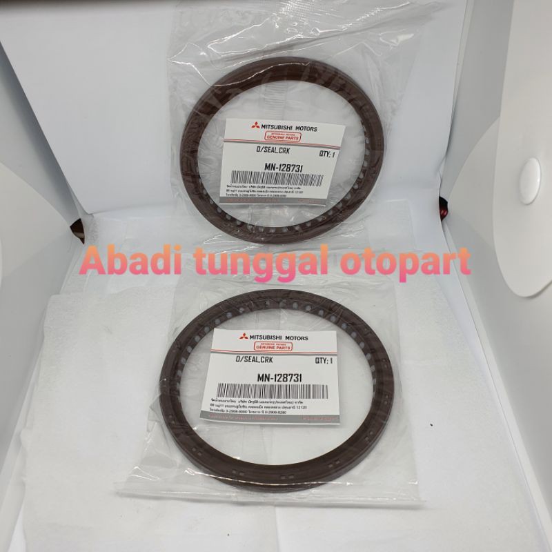 Jual oli seal crankshaft belakang pajero sport/triton 2.5 mn128731 ...