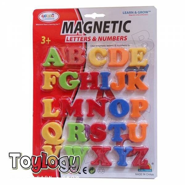 Jual Mainan Edukasi Magnetic Letters & Numbers : Capital Letters Magnet ...