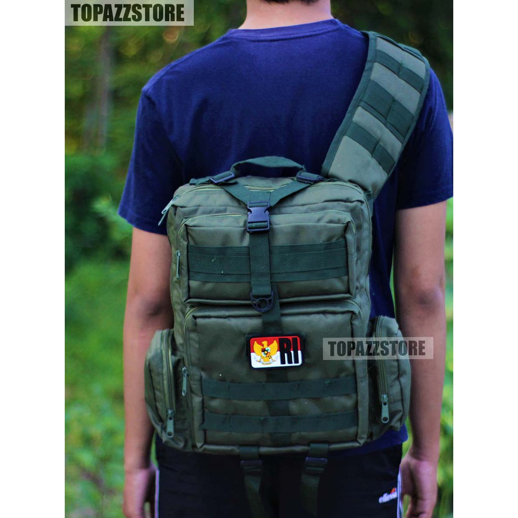 Jual Tas Army Selempang Tentara Sling Bag Tactical Awet CR520 Tas ...