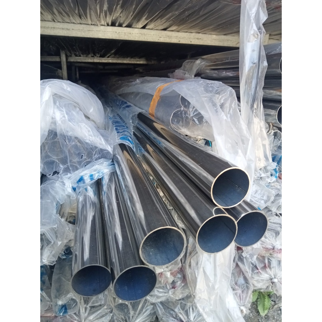 Jual Pipa bulat stainless steel stainlis 1 1/4"inch 31mm tebal 0 ...