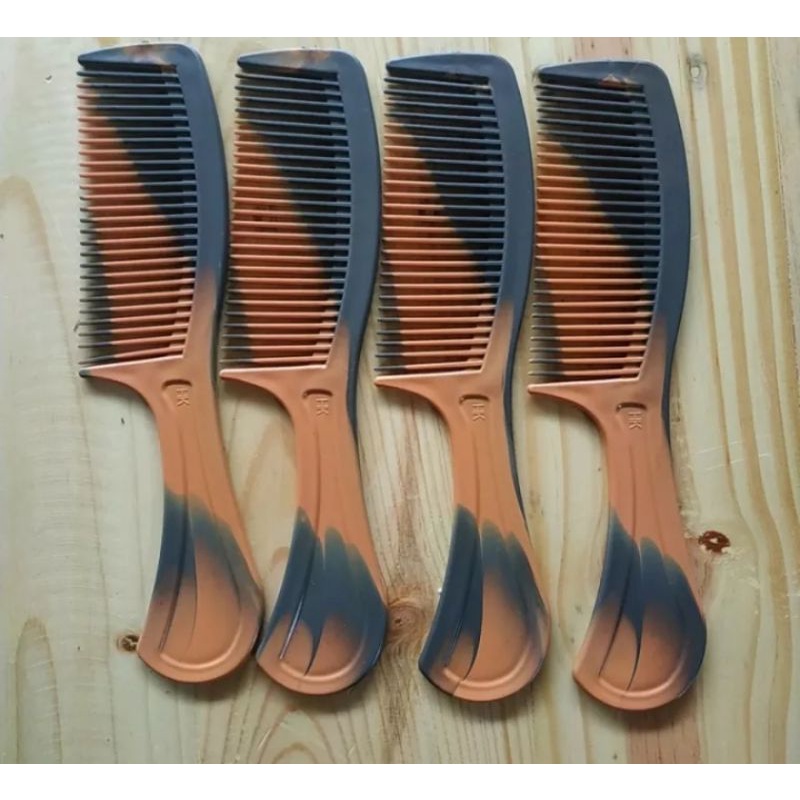 Jual Sisir Rambut Gagang Coklat sisir jadul lurus gagang coklat jumbo ...