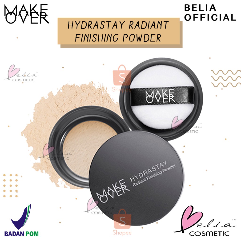 Jual BELIA MAKE OVER Hydrastay Radiant Finishing Powder 8g | bedak ...