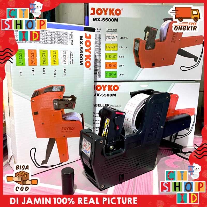 Jual CTShopID Alat Mesin Label Harga 1 Line GRATIS ISI DAN TINTA NYA ...