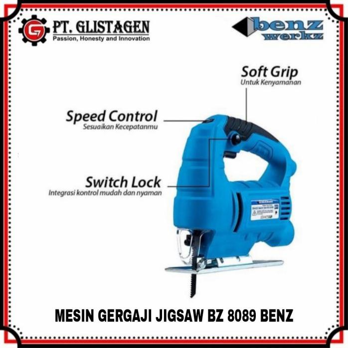 Jual MESIN JIGSAW GERGAJI LISTRIK POTONG KAYU TRIPLEK JIG SAW BENZ ...
