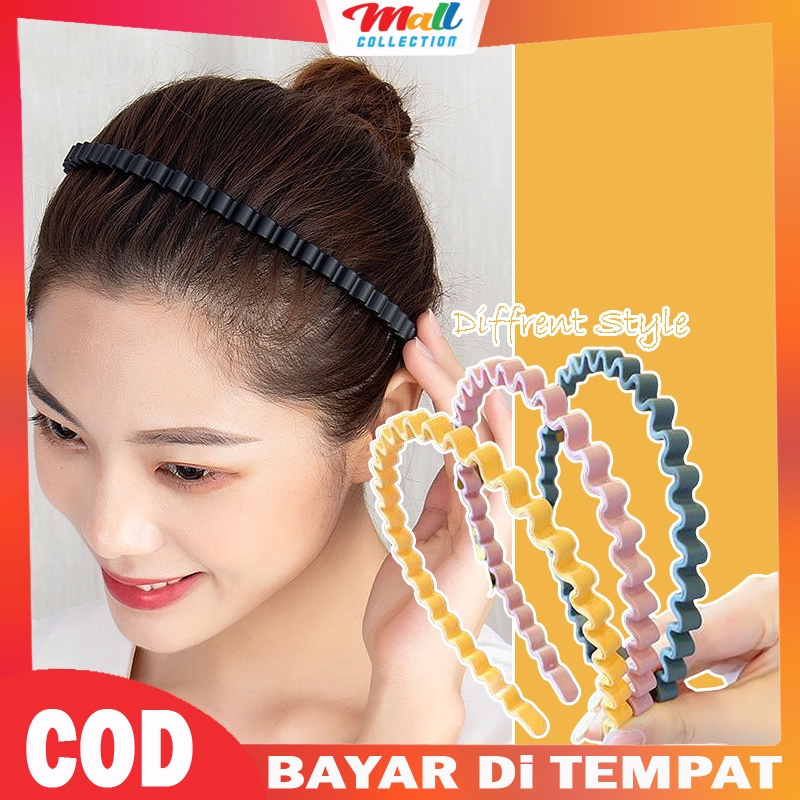 Jual MALL - Bando Fashion Doff Model Gelombang Wanita Fashion Rambut ...