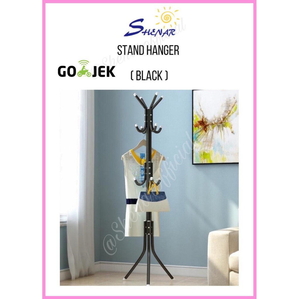 Jual SHENAR Rak tas/rak gantung stand hanger/gantungan baju /gantungan ...