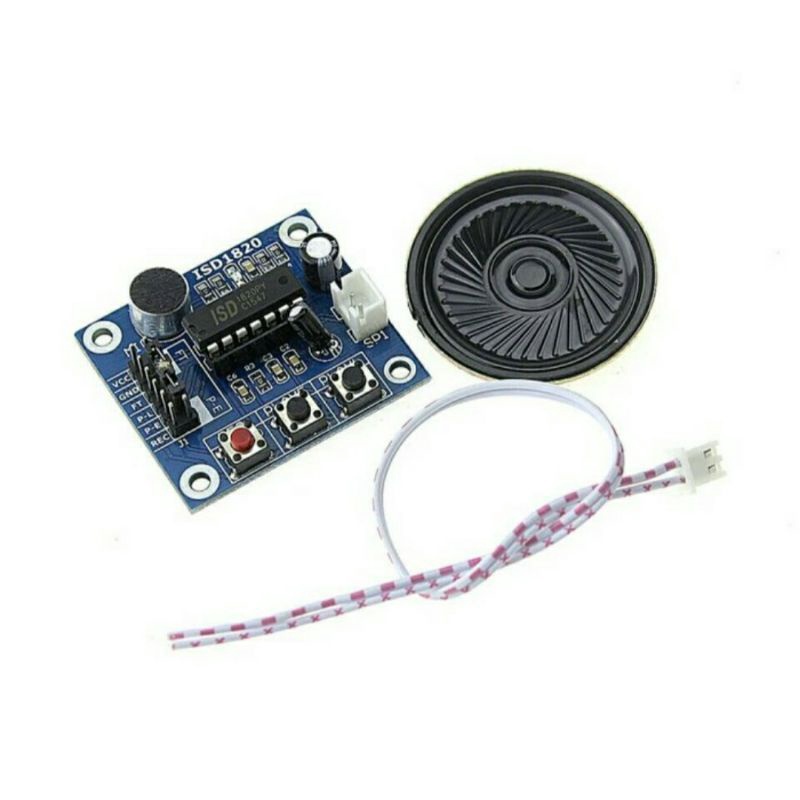 Jual ISD1820 Voice Recording Module With Mic Sound Audio Loudspeaker ...