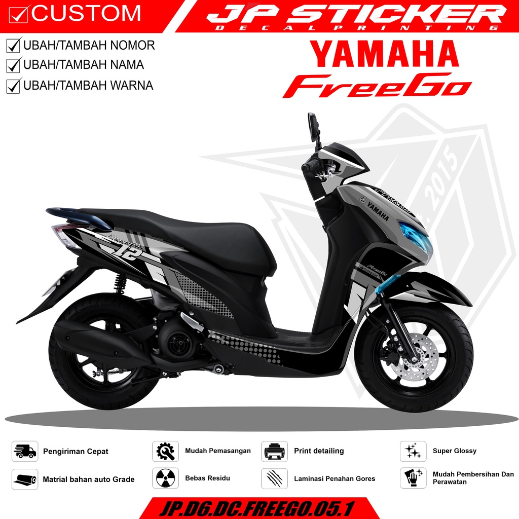 Jual Decal Yamaha Freego Full body - Stiker Dekal Freego Variasi Full ...