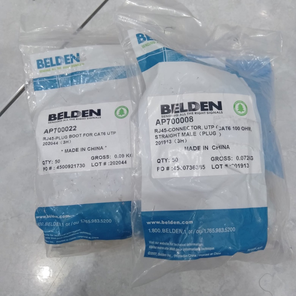 Jual RJ45 BELDEN CAT 6 | Shopee Indonesia