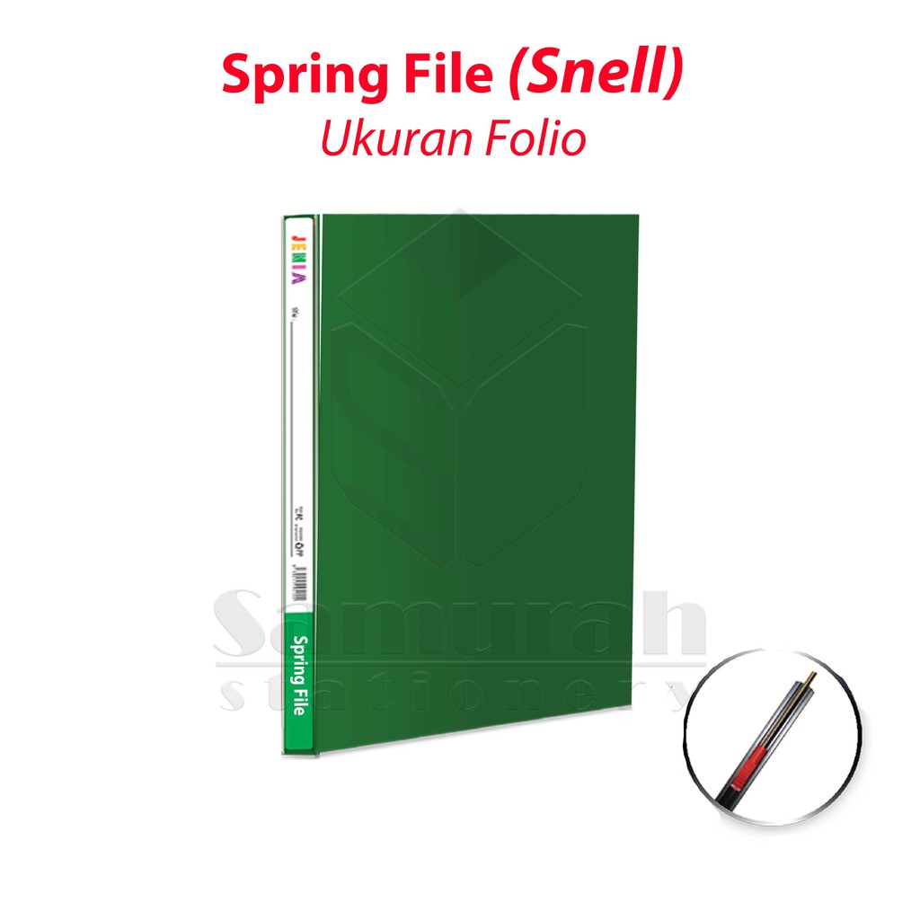 Jual Spring File Polos Ukuran Folio / Map Album Plastik Snell / Acco ...
