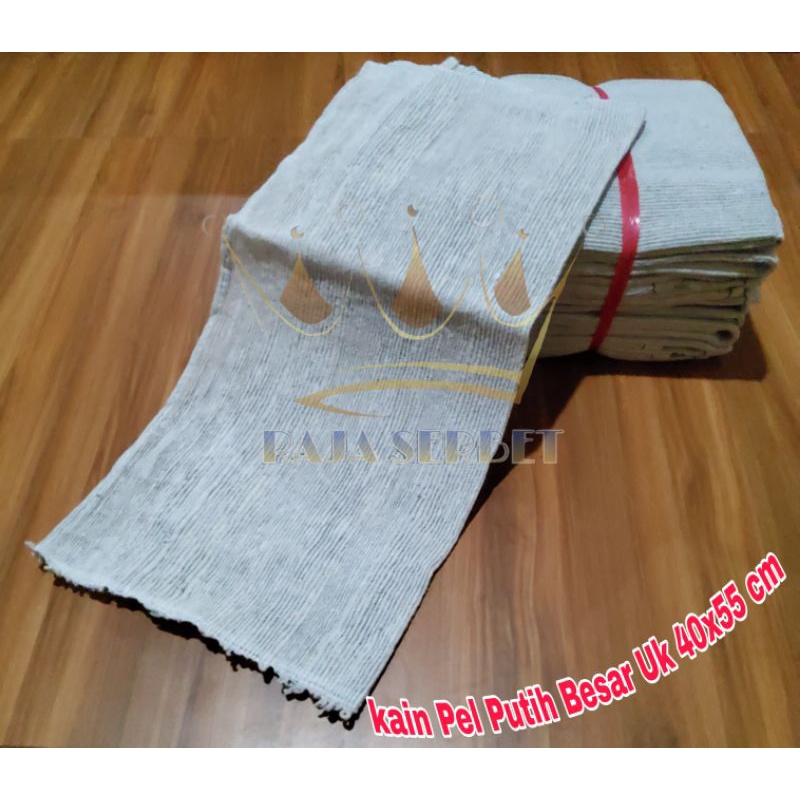 Jual Kain pel putih besar uk 40 x 55 cm | Shopee Indonesia