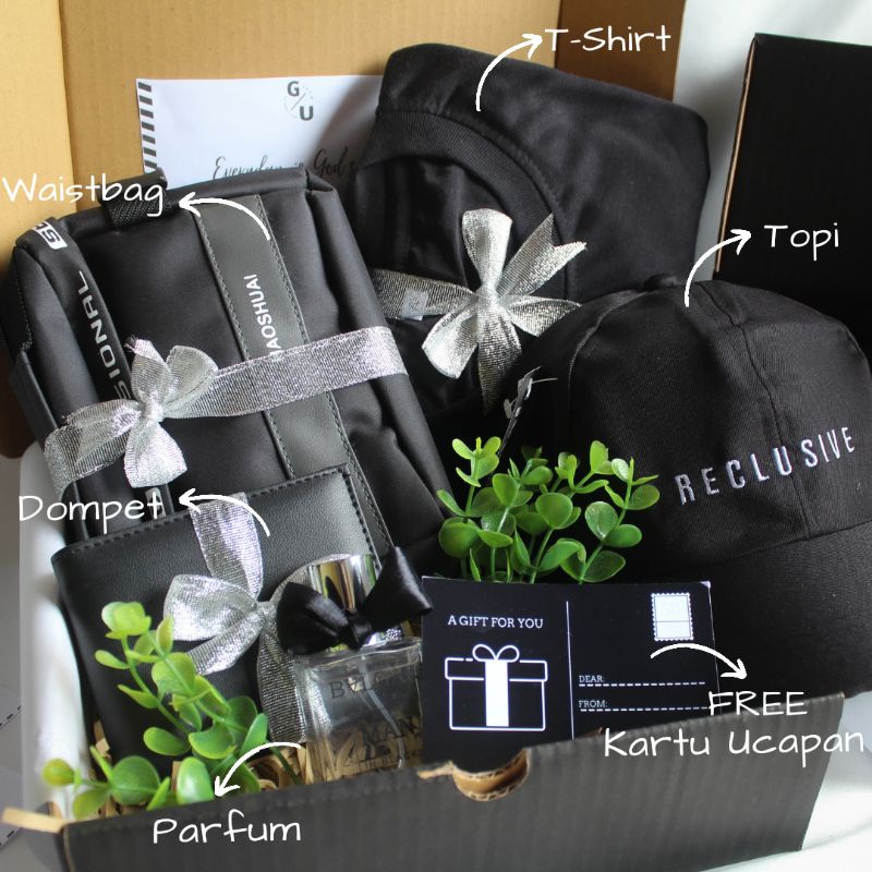 Jual MAN GIFTBOX AESTHETIC/KADO COWOK EXCLUSIVE/BIRTHDAY/GRADUATION ...