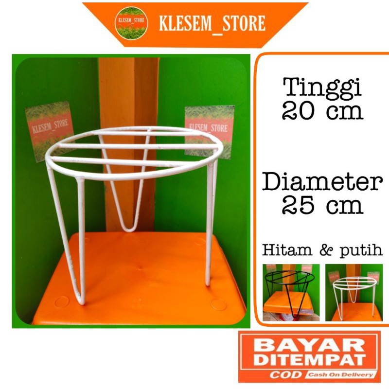 Jual STANDING POT D25 T20 RAK POT BESI MODEL PALANG | Shopee Indonesia
