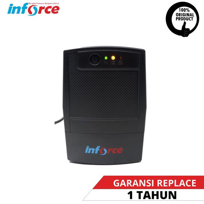 Jual UPS Inforce 650va AVR with LCD Status Monitor IN 650 VA 650WA ...