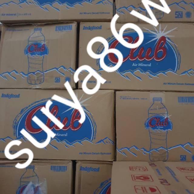 Jual HARGA 1Dos club 600ml (24 botol) air minum dalam kemasan botol ...