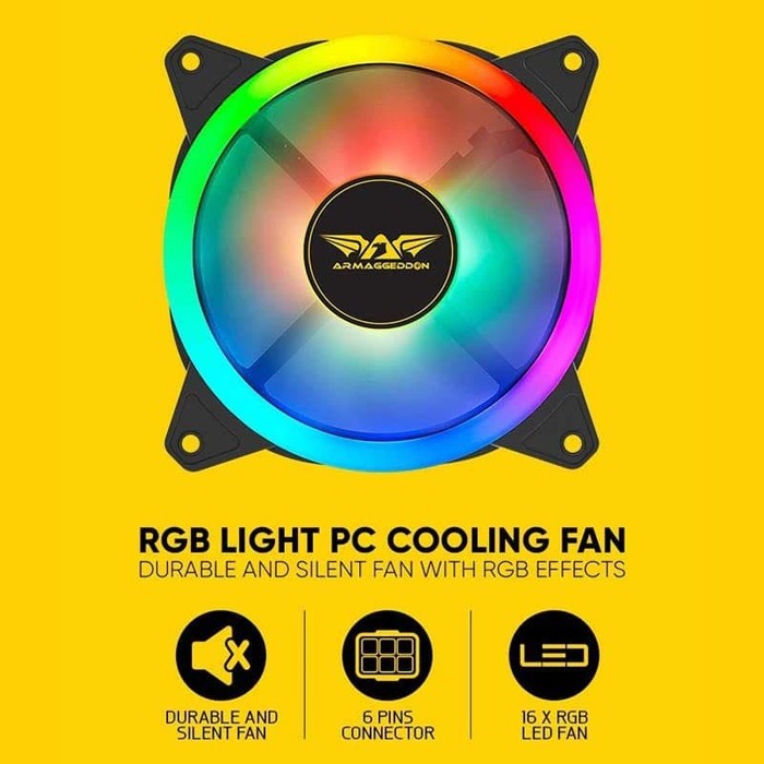 Jual Fan Casing aRGB Armaggeddon TX Dual Loop 12cm | Shopee Indonesia