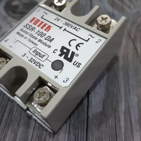 Jual SSR Solid State relay 100A Fotek SSR-100DA 100 Ampere 24-380V 220V ...