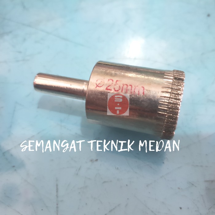 Jual 25mm MATA BOR INTAN KACA BATU KERAMIK DIAMOND CORE HOLESAW 25mm 25 ...