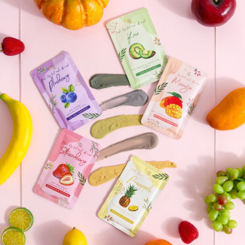 Jual MASKER WAJAH OKAWAISKIN 15GR/ MASKER BUAH OKAWAI SKIN (BELI 5 FREE ...