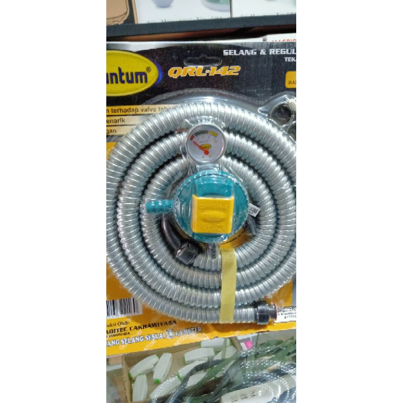Jual REGULATOR SELANG GAS QUANTUM QRL 142 | Shopee Indonesia
