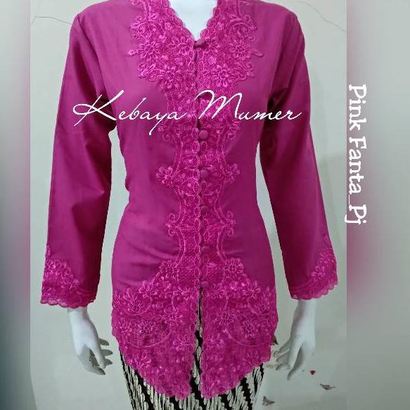 Jual ETI Kebaya Encim Merah | Kebaya Murah Merah | Kebaya Bordir ...