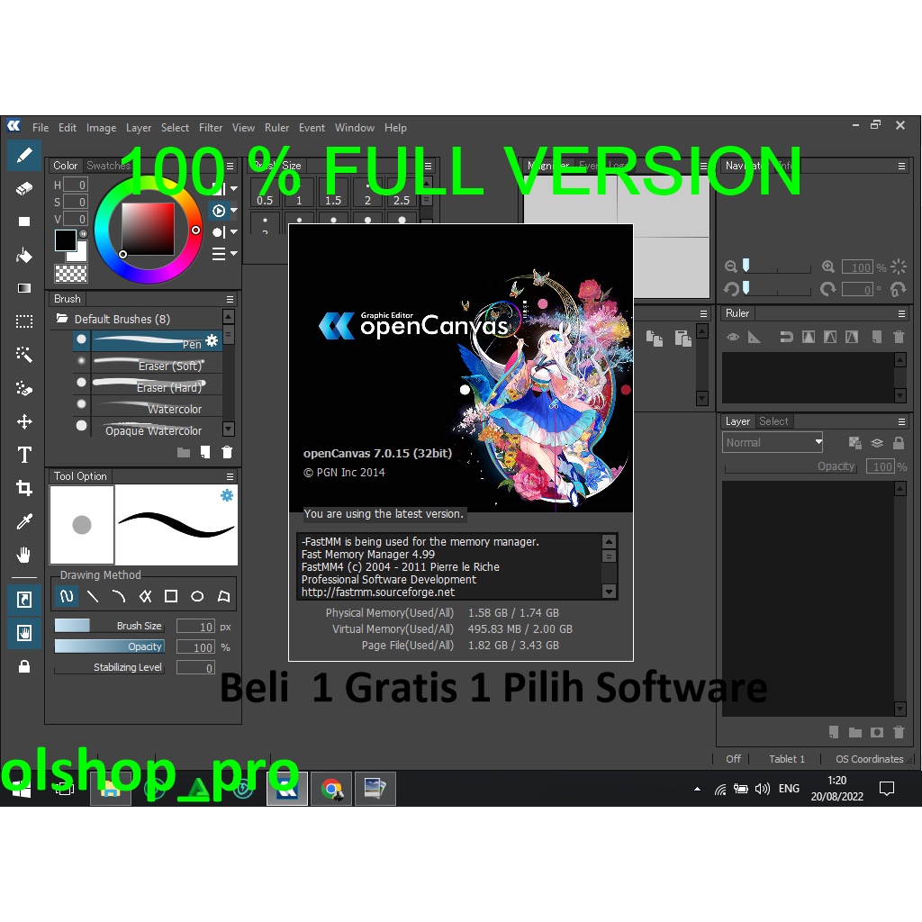Jual openCanvas Full Version | Shopee Indonesia