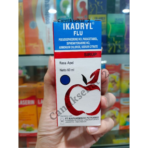 Jual IKADRYL SIRUP FLU 60 ML OBAT FLU / DEMAM / SAKIT KEPALA | Shopee ...